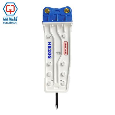 China HB20G Open Type Hydraulic Breaker Rock Breaker for 18-25 Tons Excavator With 135mm Chisel for sale