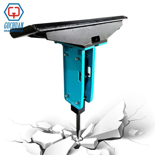 Quality Open Type 168Kg SB30 Hydraulic Hammer 53mm Chisel for 2.5-4.5 Ton Skid Steer Loaders for sale