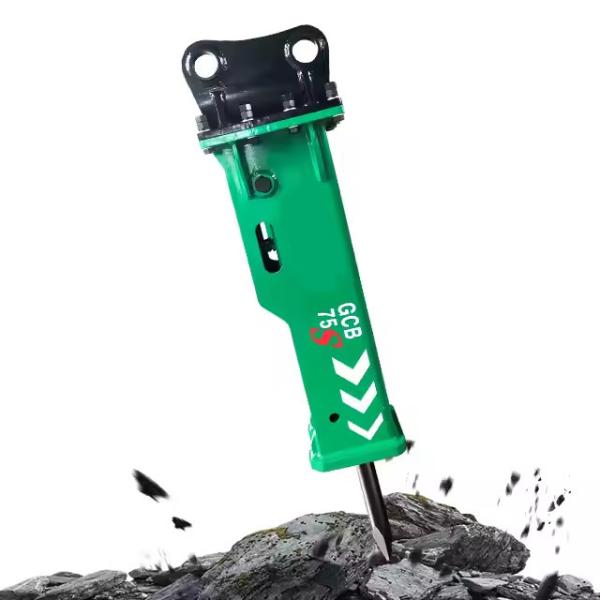 Quality 800mm Skid Loader Box Type Hydraulic Breaker Hammer Attachment ODM for sale