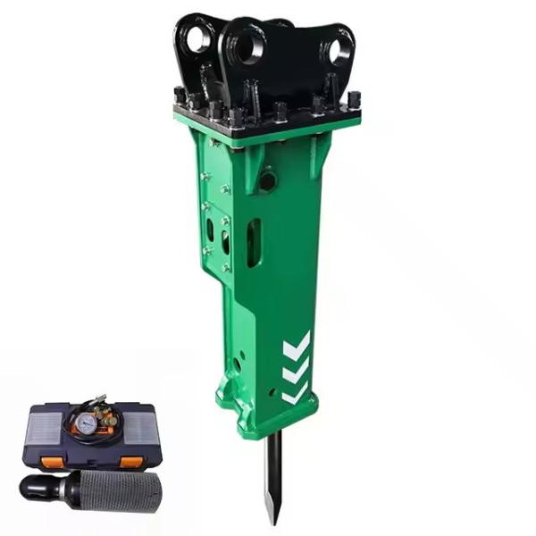 Quality 6-9ton Excavator Rock Box Type Hydraulic Breaker Attachment Customized for sale