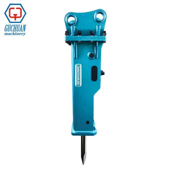 Quality Silent Box SB40 Hydraulic Breaker 325kg with 68mm Chisel for Excavator 4-7 Ton for sale