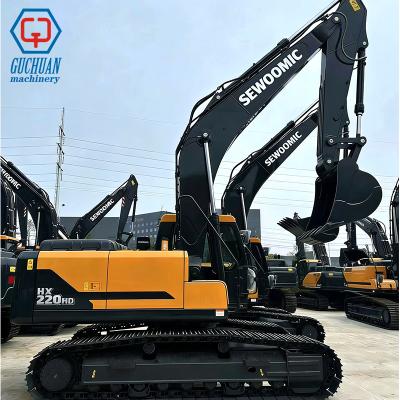 China HX220HD Heavy Duty 22 Ton Crawler Mounted Excavator 6BTAA-5.9 Engine For Mining Construction for sale