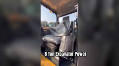 SEWOOMIC HX80G 8 Ton Crawler Excavator: Yanmar Powered & Load Sensing Technology