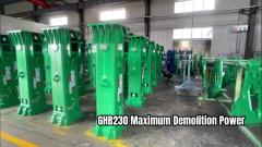 GHB230 Silenced Hydraulic Breaker | Box Type Fully Hydraulic Hammer for 30 Ton Excavator