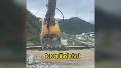 Rotary Screening Bucket for 2.5-49t Excavators: GC-GCB Series Trommel Bucket