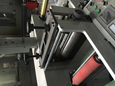 Cina 7color 320 due unità (4+3) l'autoadesivo/etichetta della macchina della stampante del tessuto di flexo dell'etichetta da modellare muore taglierina in vendita