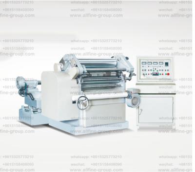 China ZFJ1300 wikkelt 600 af opnieuw opwindt 400 mini 5mm 20 broodjes 160m/m Oppervlakte die en Machinedocument, aluminiumfoliefilm opnieuw opwinden scheuren Te koop