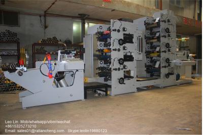 China Lc-3205 MACHINE van de ETIKET (EMBLEEM) FLEXO DRUK 5 de Koude die van de kleurenpost Scheurend functie stempelen Te koop