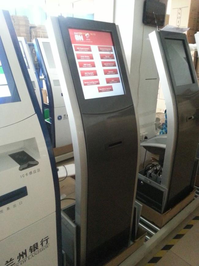 Complete All In One 17 Inch Touch Screen Ticket Dispenser Hospital Queuing System