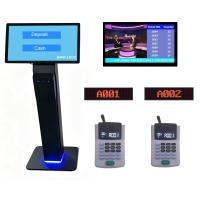 China Queue Management Solution (QMS) With Touch Screen Kiosk And Led Display Unit for sale