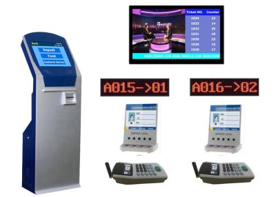 China Bank/Government LCD Counter Ticket Kiosk Based Queue Management System for sale
