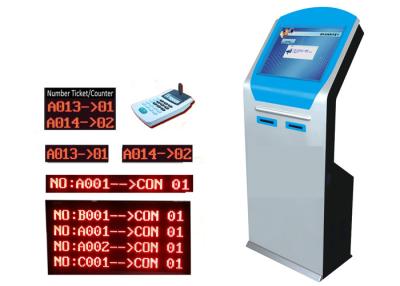 China Bank Telecom Hospital Touch Screen Kiosk Queue Management System Token Number Calling Machine for sale
