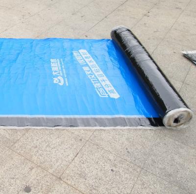 China Strong cross film Self-adhesive Waterproof Membrane for underground and roof for sale