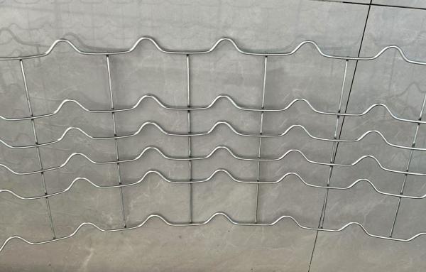 Quality Six Lines Pipeline Reinforced Welded Wire Mesh Anti Rust For Oil And Gas for sale