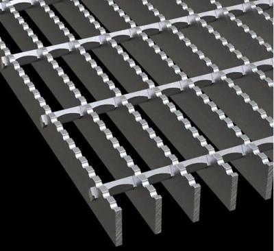 中国 シングルスワージュロック鋼格子 Q195 プレス 溶接 3-80mm 棒厚さ 販売のため