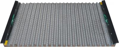 Cina 3D Wave Shale Shaker Screen Cornice in acciaio al carbonio resistente alla corrosione in vendita
