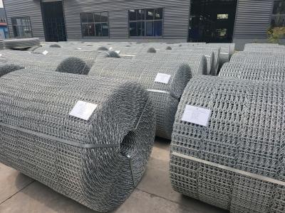 China High Strength CWC Mesh Anti Corrosion Eight Lines Hot Dipped Galvanized Pipeline Coating Mesh for sale