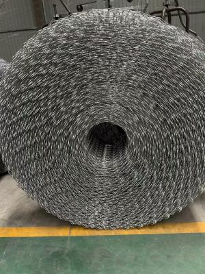 China Silver 8Lines Welded Galvanized Wire CWC Reinforced Mesh 41 kg 82 kg Roll Weight for sale