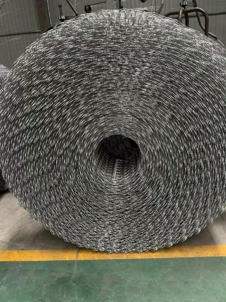 Quality Silver 8Lines Welded Galvanized Wire CWC Reinforced Mesh 41 kg 82 kg Roll Weight for sale