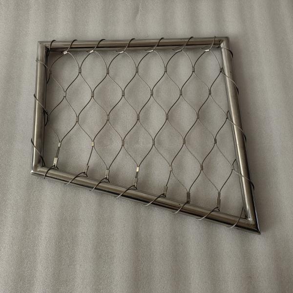 Quality 316L Rope Perimeter Safety Netting Mesh For Protection Helideck Safety Fence for sale
