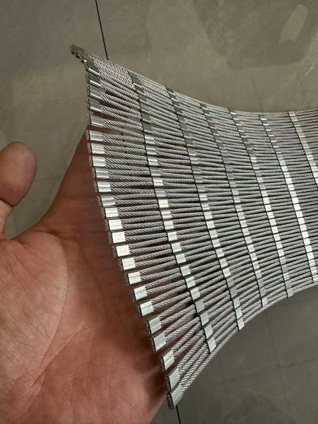 Quality Diamond Shape Hole Helideck Perimeter Net Mesh Stainless Steel For Protection for sale