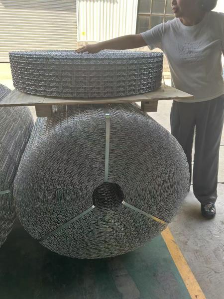 Quality Width 190.5 MM Concrete Weight Coating Mesh / CWC Reo Mesh For Oil And Gas for sale