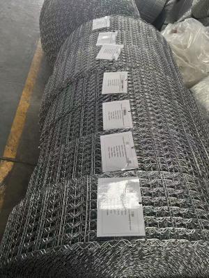 中国 耐久性のあるガルバナイドオフショアパイプラインワイヤーメッシュ 2.6MM メッシュ幅 190.5 mm 販売のため