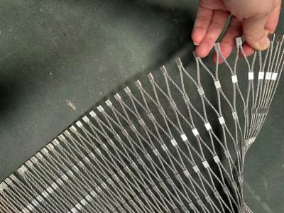 China Anti-rust And High Tensile Strength Stainless Steel Wire Helideck Netting 316L For Helicopter Landing Deck Structures for sale