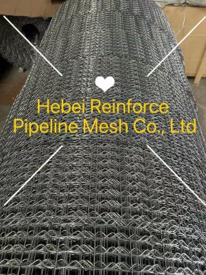 China Six Rolls Offshore Pipeline Counterweight Welded Wire Mesh for sale
