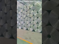 Gas e oleodotti Maglia di acciaio galvanizzato rinforzata Larghezza 190,5 mm Maglia saldata