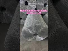2.8 MM Welded Galvanized Pipeline Steel Mesh In Rolls High Strength