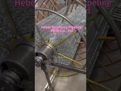Zinc Coating CWC Reinforced Mesh 2.2 MM Pipeline Wire Mesh 6 8 10 Lines