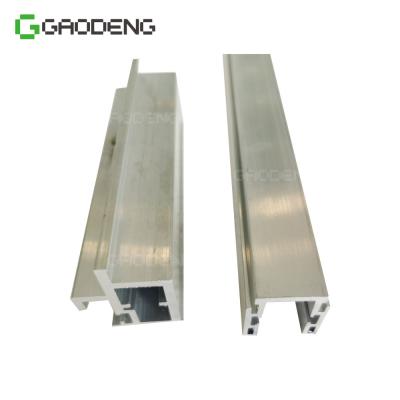 Cina Il profilo di vetro di alluminio della porta di 6000 serie spolverizza il grano di legno rivestito anodizzato in vendita