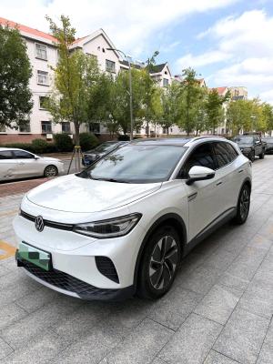China Volkswagen ID.4 CROZZ Electric SUV with 600KM Long Range Accident Repaired and High Mileage for sale