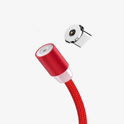 China 1m Magnetic Nylon Weaving USB Type C Charge Cable for Samsung S8 / S9 / S10 / HUAWEI for sale
