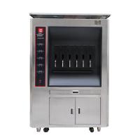 China High Efficient Single Layer 6 Grids Electric Fish Grill Oven Machine for sale