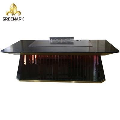 China Restaurant Induction Downdraft Japanese Teppanyaki Grill 120cm for sale