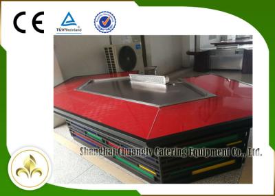 Cina Una metropolitana elettrica di 11 sedile che riscalda il materiale di acciaio inossidabile della Tabella della griglia di Teppanyaki in vendita