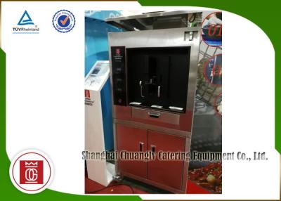 China Elektrische van de de Vissengrill van de Roestvrij staal Enige Laag Machine Twee Vissenruimten for sale