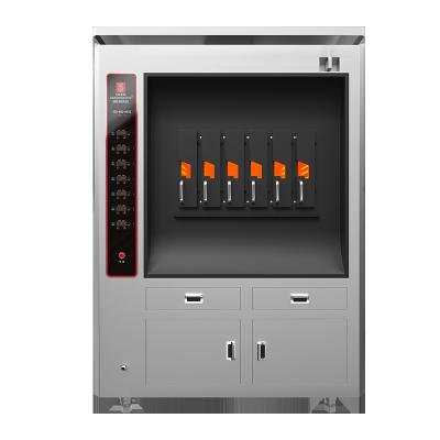 China Gewerblicher elektrischer Fischgrill-Automat, 6 Fächer, 350 KG zu verkaufen