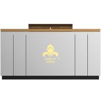 China Customizable Copper Teppanyaki Grill Table with Electric Heating for sale