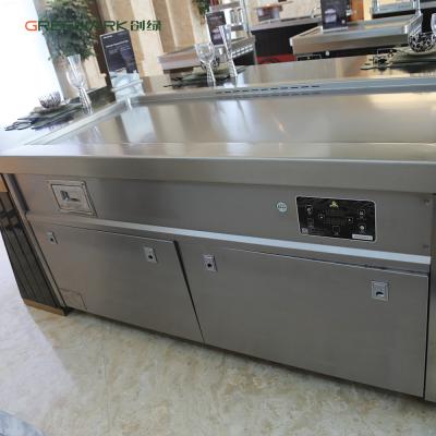 Cina Tavolo da griglia Teppanyaki 20mm Top in acciaio con certificazione CE ISO dalla fabbrica cinese in vendita