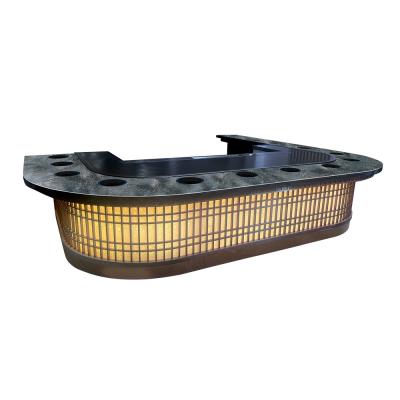 China Commercial Teppanyaki Grill Table with Hot Pot 8000W 380V for sale