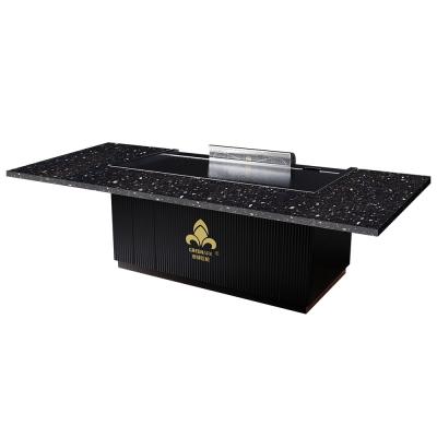China Outdoor Teppanyaki Grill Table 8000W 380V Weather-Resistant for sale