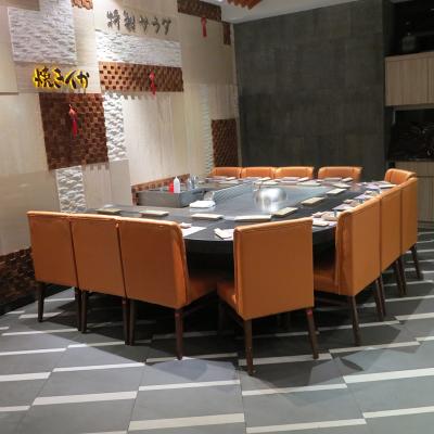 China Commercial Kitchen Arched Electric Teppanyaki Table Hibachi Grill for sale