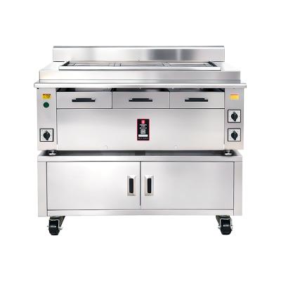 China Compact Commercial Grill 800°C Fast Heat | Factory Direct CE ISO9001 Certified | Space Saving for sale