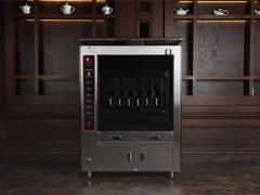 Commerciële Rookloze Gebraden visoven/energiebesparende Elektrische visoven/6 Ruimtes elektrische visgrillmachine