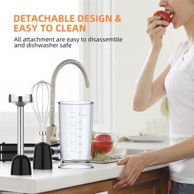 China Anti Splash Stainless Steel Stick Blender Low Nosie Multipurpose Manual Blender for sale
