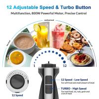 China 800 Watt Immersion Stick Blender Multifunction Easy Clean Dishwasher Safe for sale