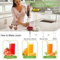 China Smart Stick Variable Speed Hand Blender 5 In 1 Color Customized for sale